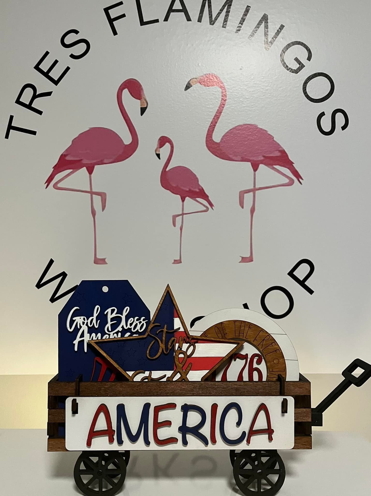 America Interchangeable Wagon Set – Tres Flamingos Workshop